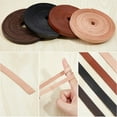 5.5Ydsx0.31"x0.04" Genuine Cowhide Leather Strips Peru Color Flat ...
