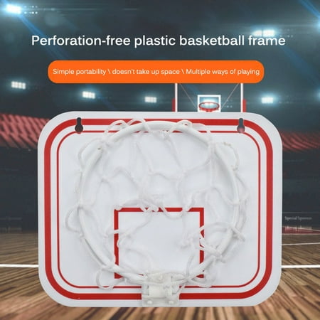 Indoor Folding Portable Suspension Punch-free Mini Plastic Basketball ...