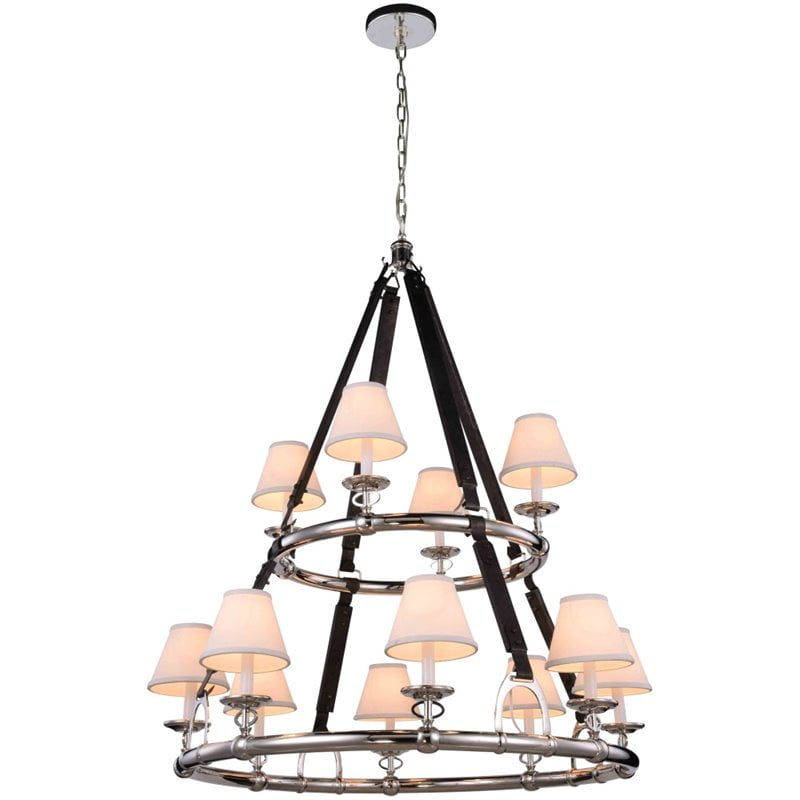 Elegant Lighting Cascade 37" 12 Light Chandelier | Walmart Canada