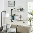 Danya B. Aurora Three Tier Pipe Shelf Unit - Walmart.com