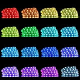 PROMOUNTS 80-inch LED Lights for TV, 16 RGB USB TV Light Strip with ...