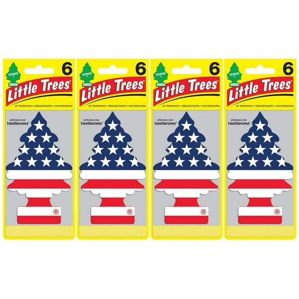 LITTLE TREES Car Air Freshener Hanging Tree, Vanilla Pride (24 Pack ... LITTLE TREES Car Air Freshener Hanging Tree, Vanilla Pride (24 Pack ...