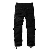 Matchstick Men's Retro Relaxed Plus Size Cargo Pants with Multi Pockets ...