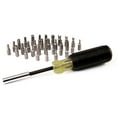 Klein Tools Magnetic Tamperproof Screwdriver, 32 Industrial Steel Bits ...
