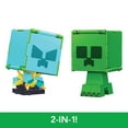 Minecraft Flippin' Figs 2-in-1 Fidget Figures, Creeper + Charged ...