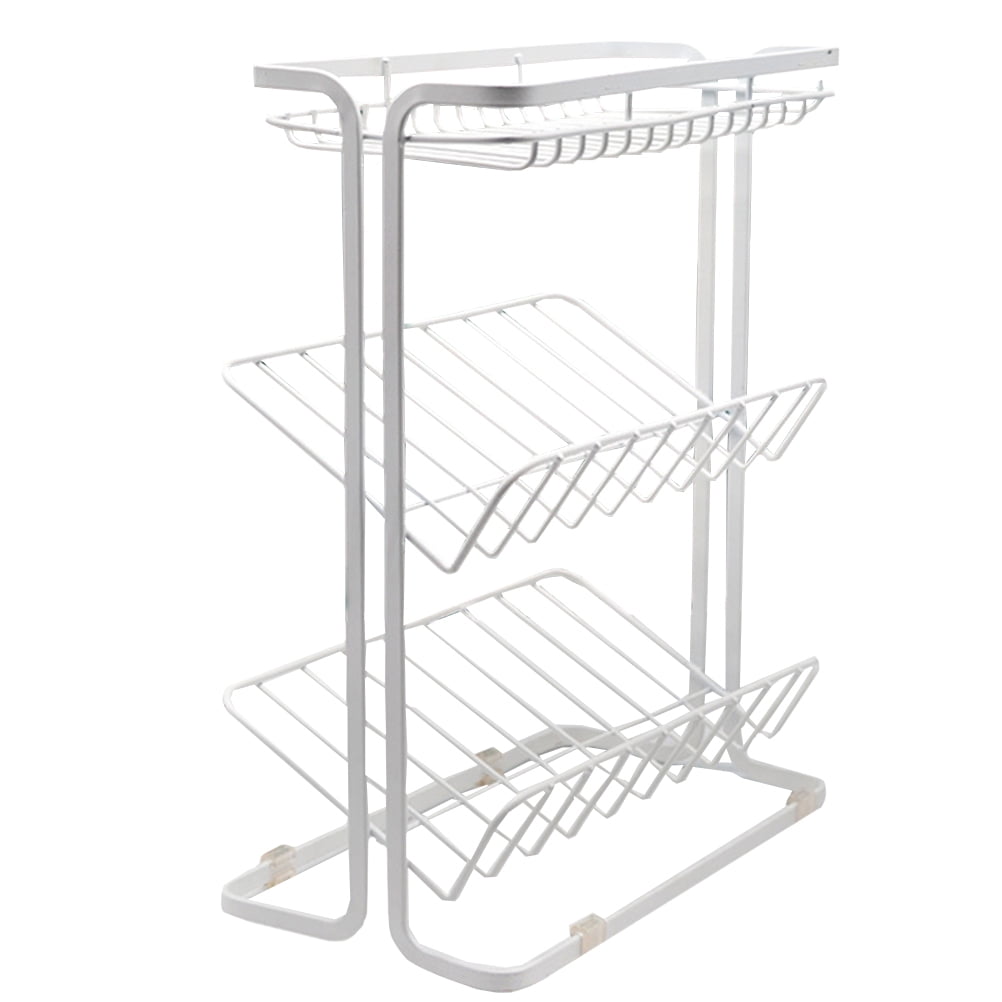 1pc Tabletop Three Layers Rack Iron Kitchen Shelf for Kitchen ...
