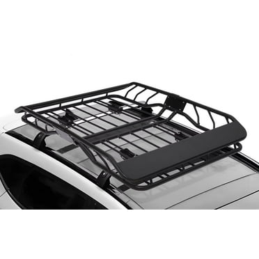 Roof Rack,Rooftop Cargo Carrier Metal Basket Max 200LBS Heavy Duty Car ...
