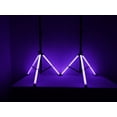 Rockville Party Stand LED DJ Tripod Speaker Stands, RGB Remote, Sound ...