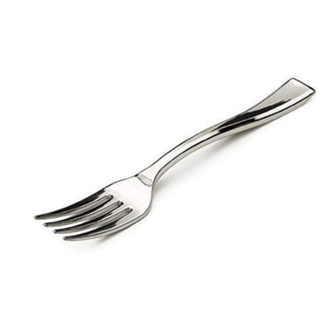 Mini Gold Fork, Gold Plastic Tasting Fork, (4 inch 36 Count) Gold Mini ...