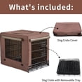 Dog Crates for Small Size Dogs Indoor Double Door Dog Kennels & Houses ...