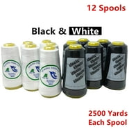 New brothread 25 Assorted Variety Spools Variegated Polyester Sewing ...