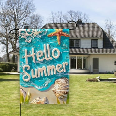 Toland Home Garden Paradise Beach summer Flag Double Sided 28x40 Inch ...