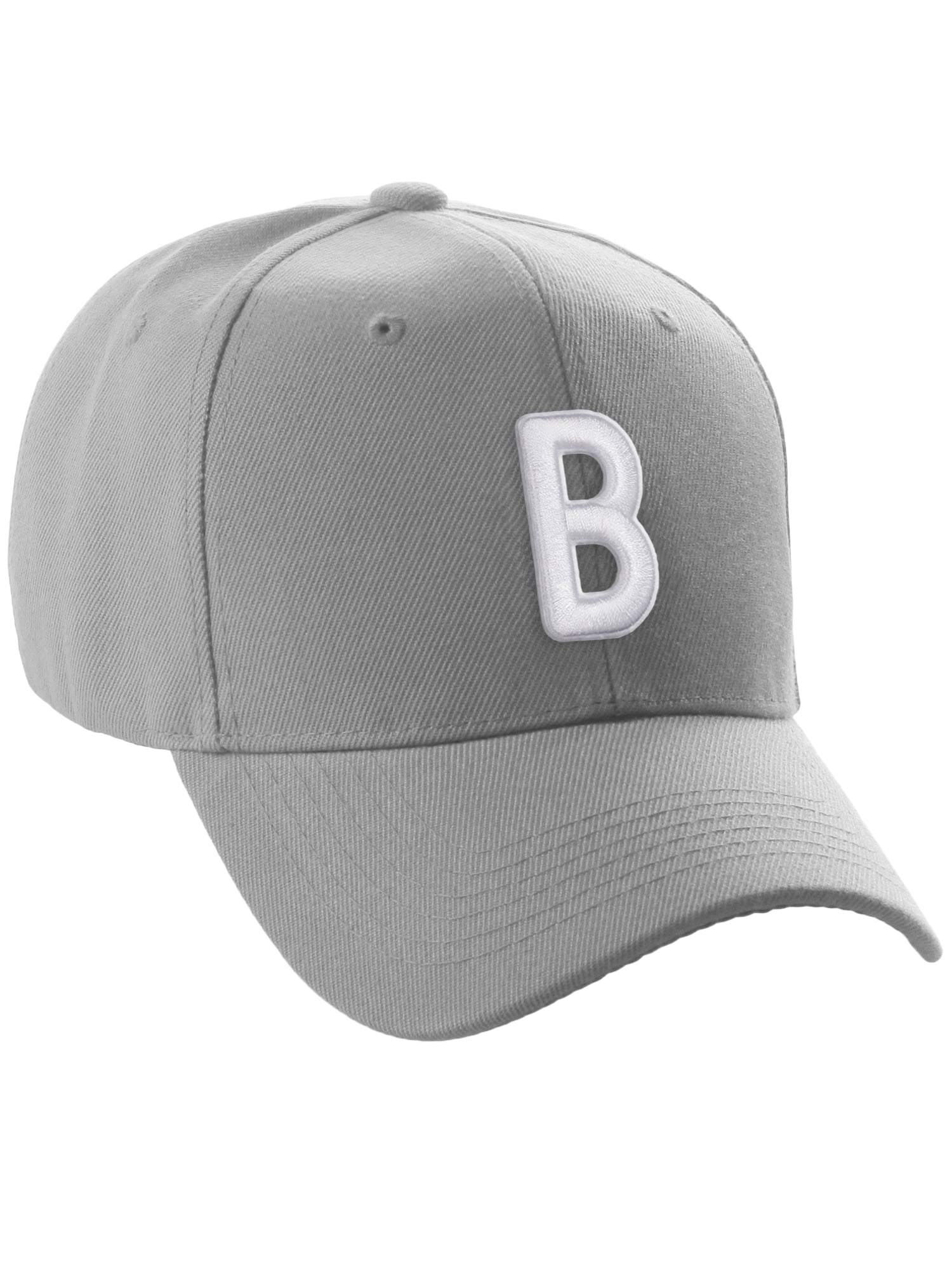 Daxton Classic Baseball Hat Embroidered A to Z Letters Structured Mid ...