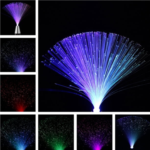 1Pc Fiber Optic Sleep Night Light Lamp Desklamp Flashing Colorful ...