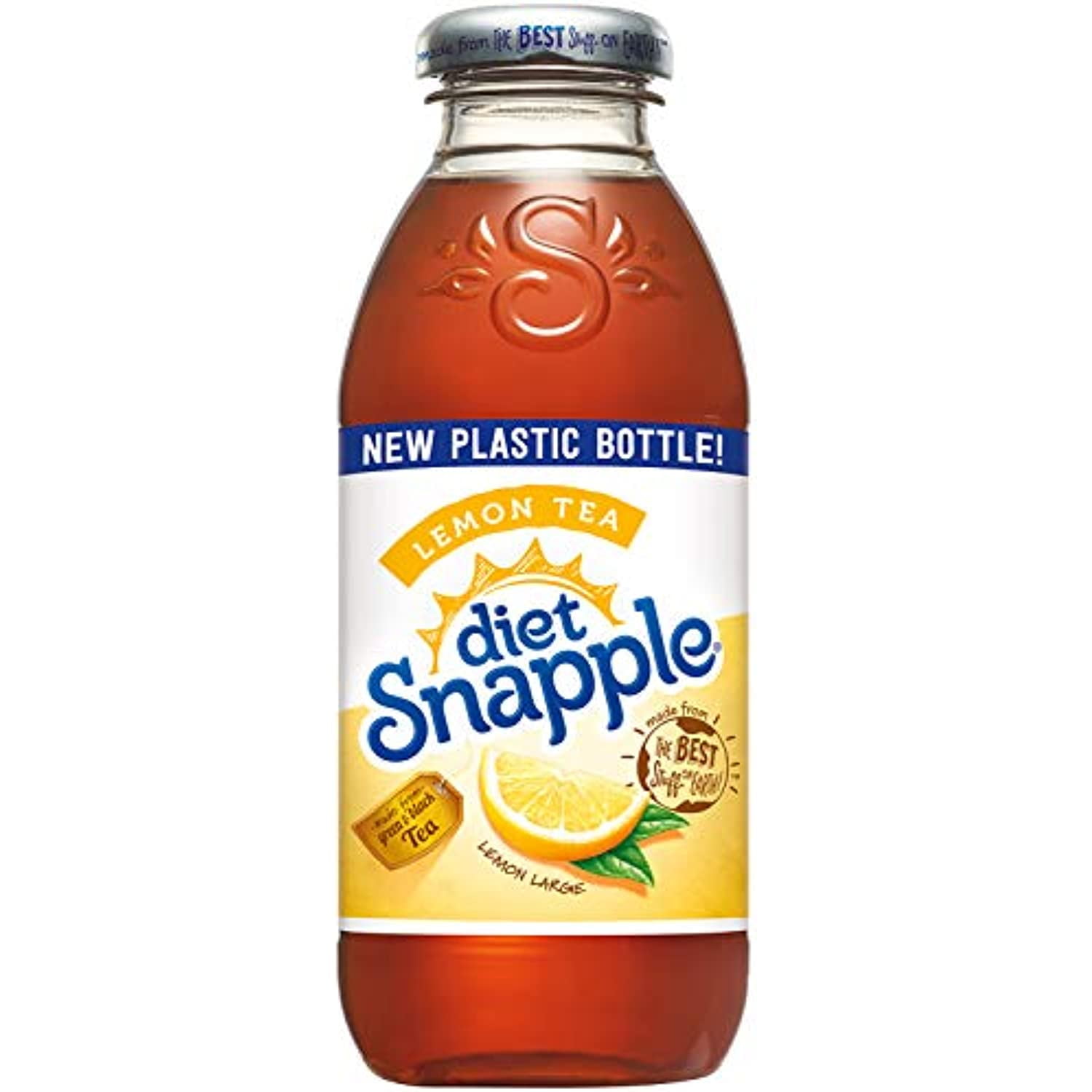 Diet Snapple Lemon Tea, 16 Fl Oz (24 Plastic Bottles) - Walmart.com