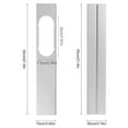Portable Air conditioner Window Kit, Adjustable Vertical/Horizontal ...