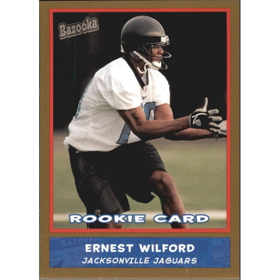 2004 Topps Bazooka Gold #213 Ernest Wilford NFL Football Trading Card ...
