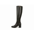 Franco Sarto Women's Talfer Knee High Boot Brown Croc 7.5M - Walmart.com