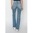 Risen High Rise Frayed Hem Bootcut Jeans