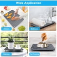 3Pcs Nesting Stone Drying Mat for Kitchen Counter, Quick Drying Stone ...