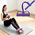 BESTSKY 2026 New Pedal Resistance Bands with Handle Exercise Bands for ...