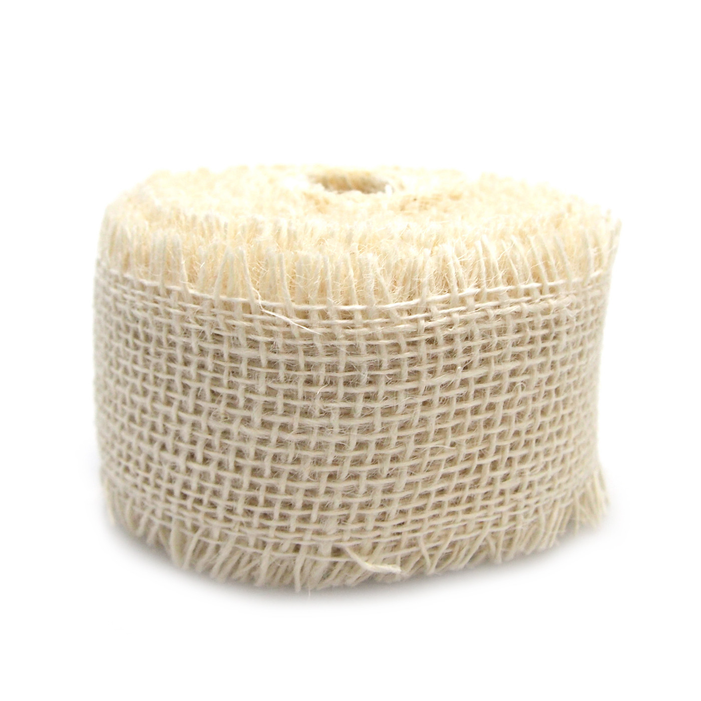 Burlap Ribbon Fringed Edge, 2-1/2-inch, 10-yard, Off White - Walmart.com