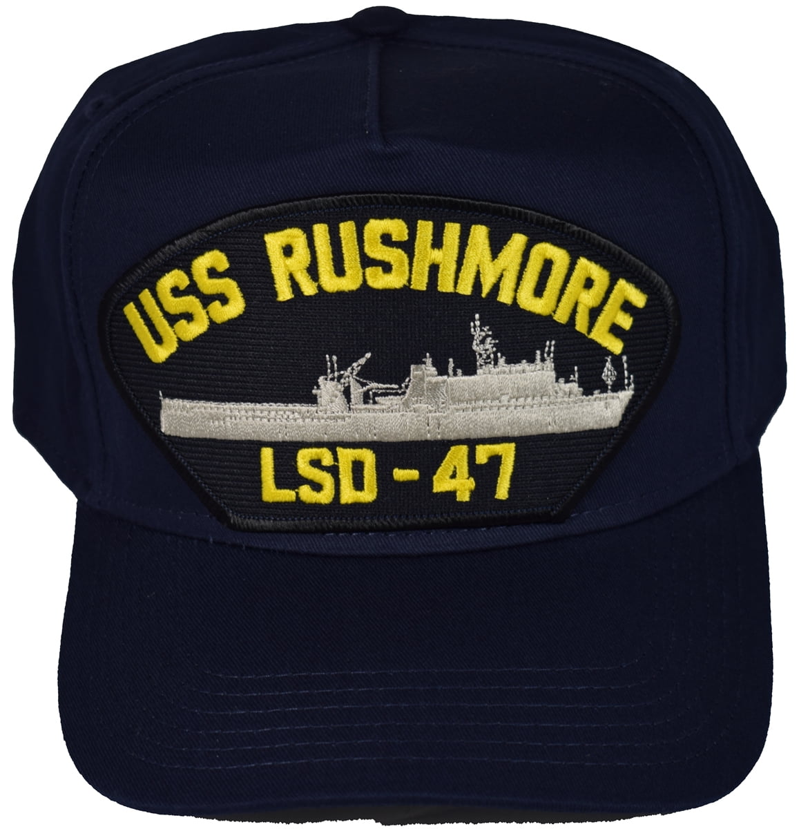 USS RUSHMORE LSD-47 SHIP HAT - NAVY BLUE - Veteran Owned Business ...