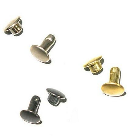 Double Cap Rapid Rivets 7mm Cap 8mm Post - 3 Colors (3308-2) | Walmart ...