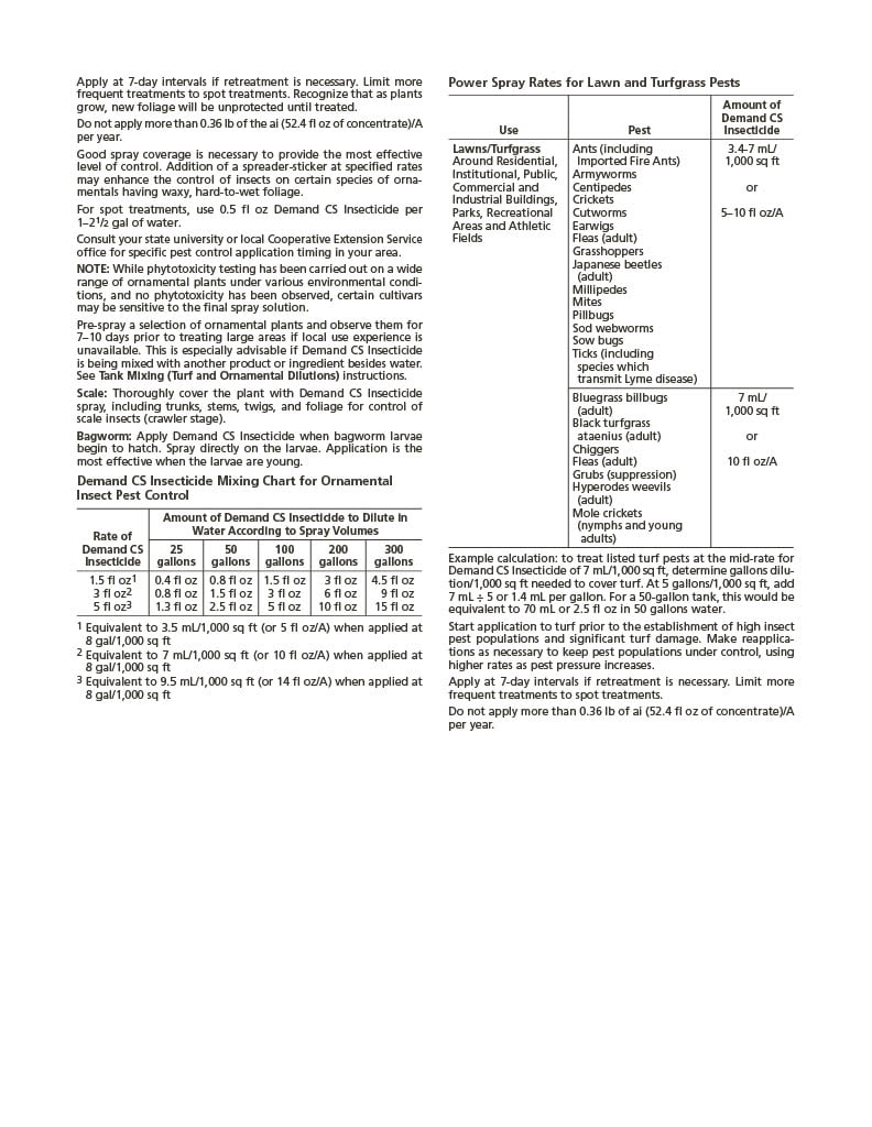 Buy Demand CS Insecticide - Kills Over 30 Pest Insects - 32 fl oz ...