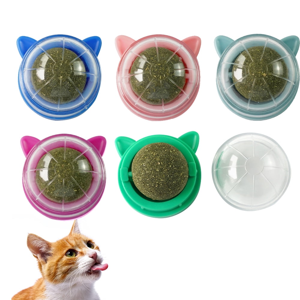 Click here for Hesignd 5 Pack Cat Ears Catnip Ball For Cat Wall... prices