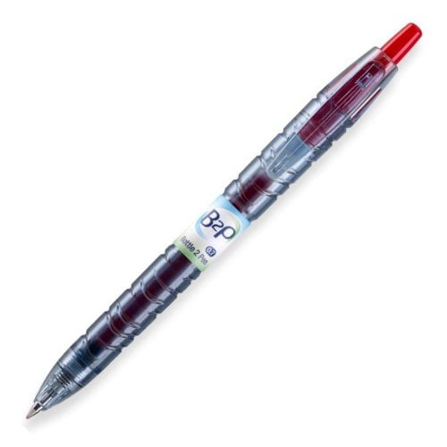 B2p Bottle-2-Pen Recycled Retractable Gel Ink Pen, Red Ink, .7mm ...