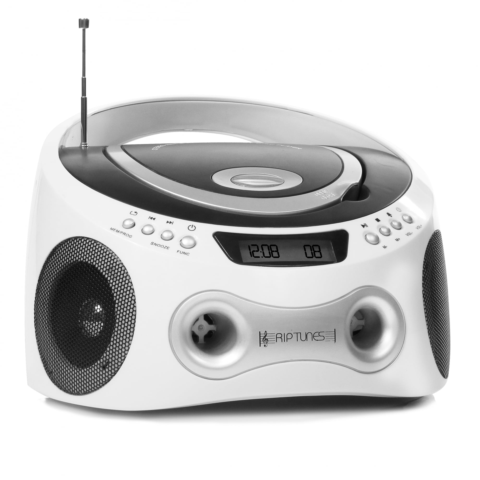 Impecca CDB300K Top Loading Prorammable Cd/mp3 Boombox - Black ...