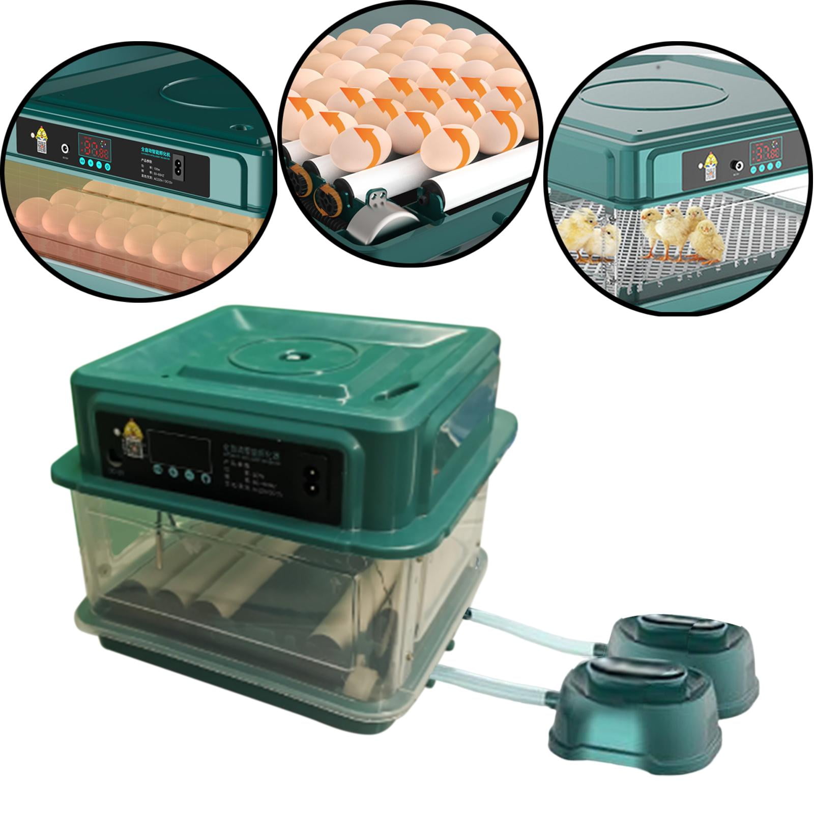 Automatic Egg Incubator Hatching Eggs Detachable LED Display Digital ...
