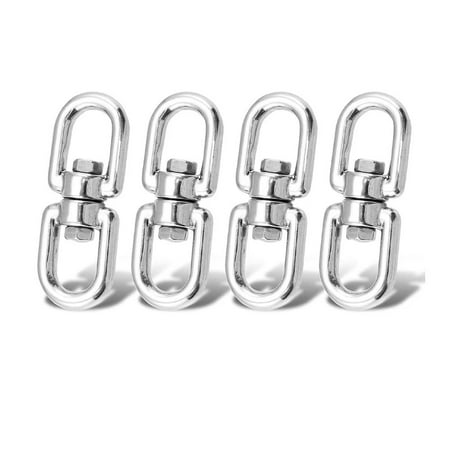 SICED Swivel Stainless Steel Eye Ring Hanging Swivels Eye Hook Double ...