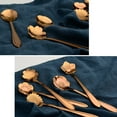 Windfall Flower Spoon Set - 8pcs Stainless Steel Teaspoon Rainbow Color ...