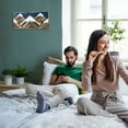 PKJHGA Wall Art Wooden Mountain Round Wood Wall Mountain Wood Reclaimed ... PKJHGA Wall Art Wooden Mountain Round Wood Wall Mountain Wood Reclaimed ...