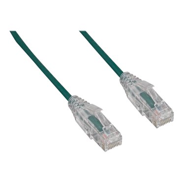 Cat 6 Slim Patch Cord Cable, Clear - Pack of 10 - Walmart.com