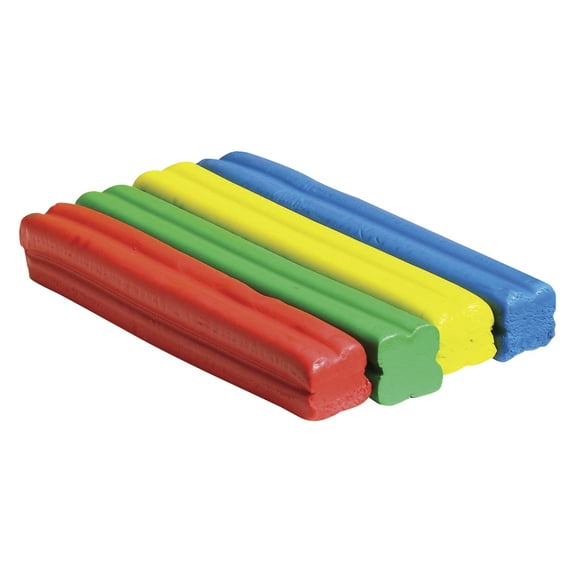 School Smart Non-Toxic Modeling Clay Set, 1 lb, Assorted Standard ...