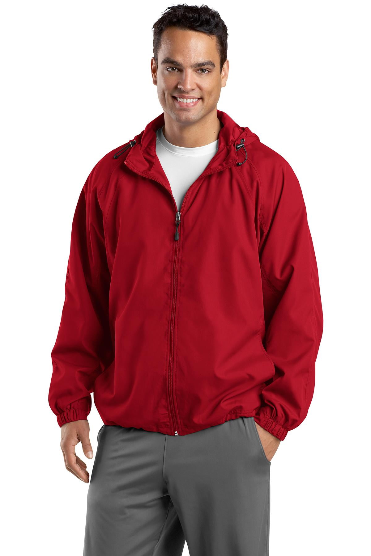 DESCATALOGADO Sport-Tek Tall Hooded Raglan Jacket XLT True Red deporte ...