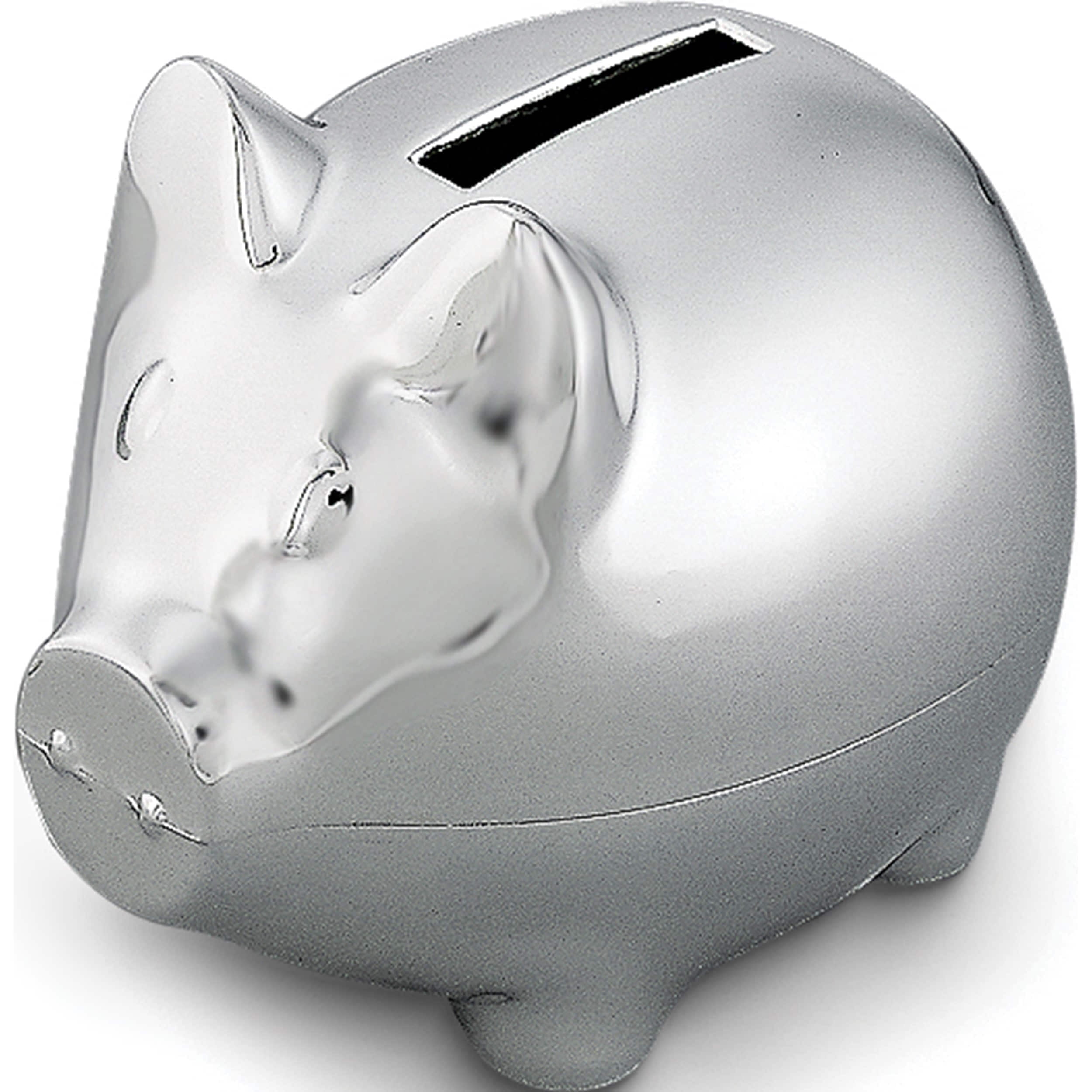 Fashion Nickel-Plated Pig Bank (3 X 4) Made In China gm9093 - Walmart.com