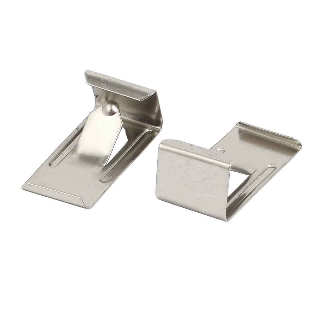 26mmx14mm Picture Photo Frame Metal Spring Turn Clip Hanger Siver Tone ...