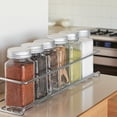 Carbon Steel Wall-Mounted Kitchen Spice Rack, 29cm/11.4" No-Drill Wall ...