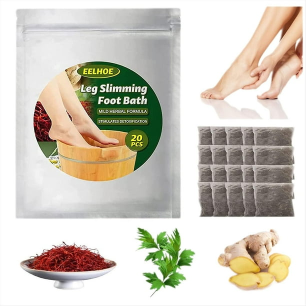 Lymphatic Drainage Ginger Foot Soak, Leg Slimming Foot Bath, Wormwood ...