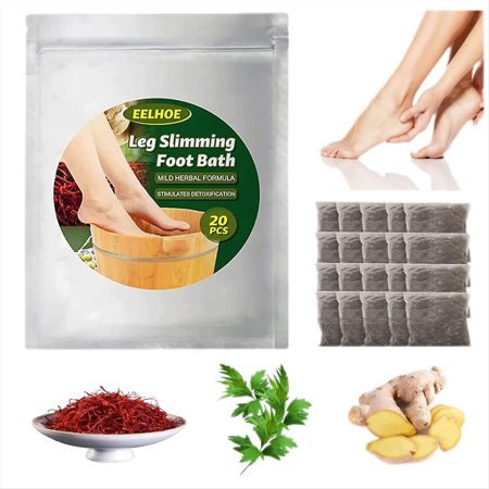 Lymphatic Drainage Ginger Foot Soak, Leg Slimming Foot Bath, Wormwood ...