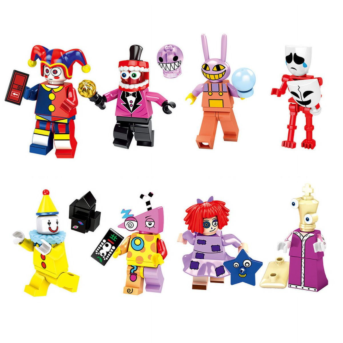 Click here for Junsice 8pcs The Amazing Digital Circus Bricks Mod... prices