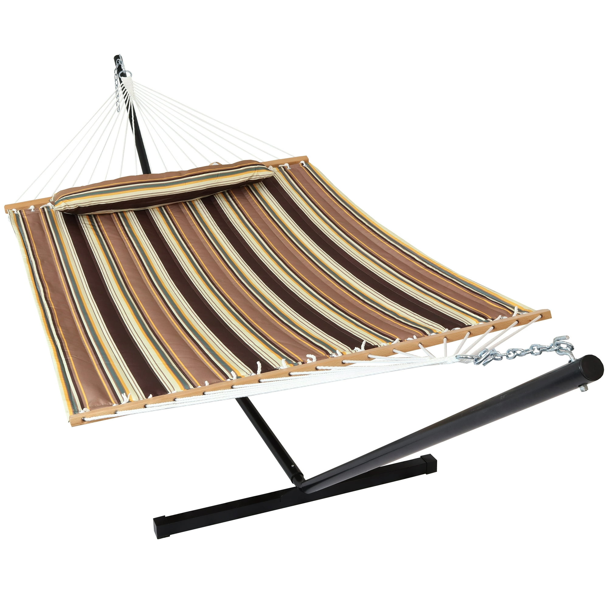 Click here for Sunnydaze 2-Person Heavy-Duty Quilted Hammock With... prices