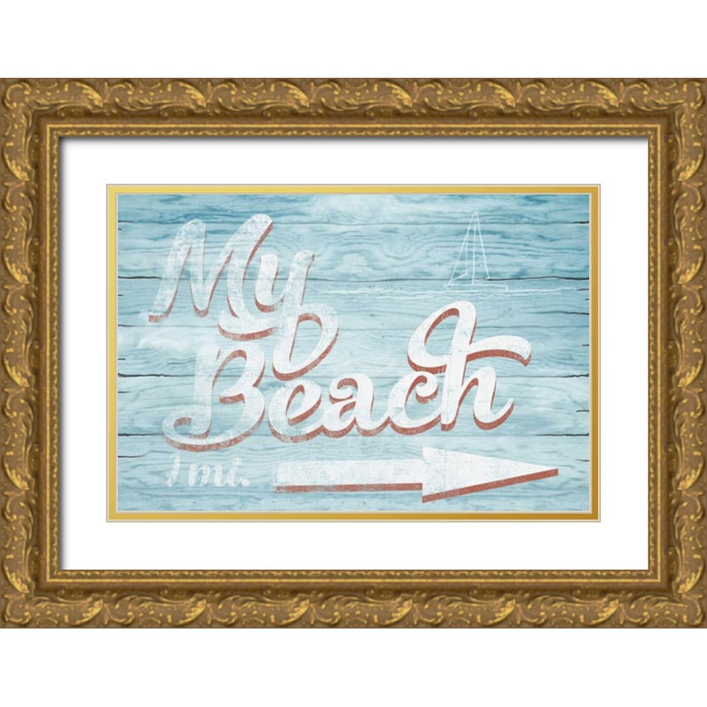 Murdock, Ramona 14x11 Gold Ornate Wood Framed with Double Matting ...