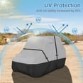 Zenicham UTV Cover, 600D Waterproof Heavy Duty Side by Side Cover,2-3 ...