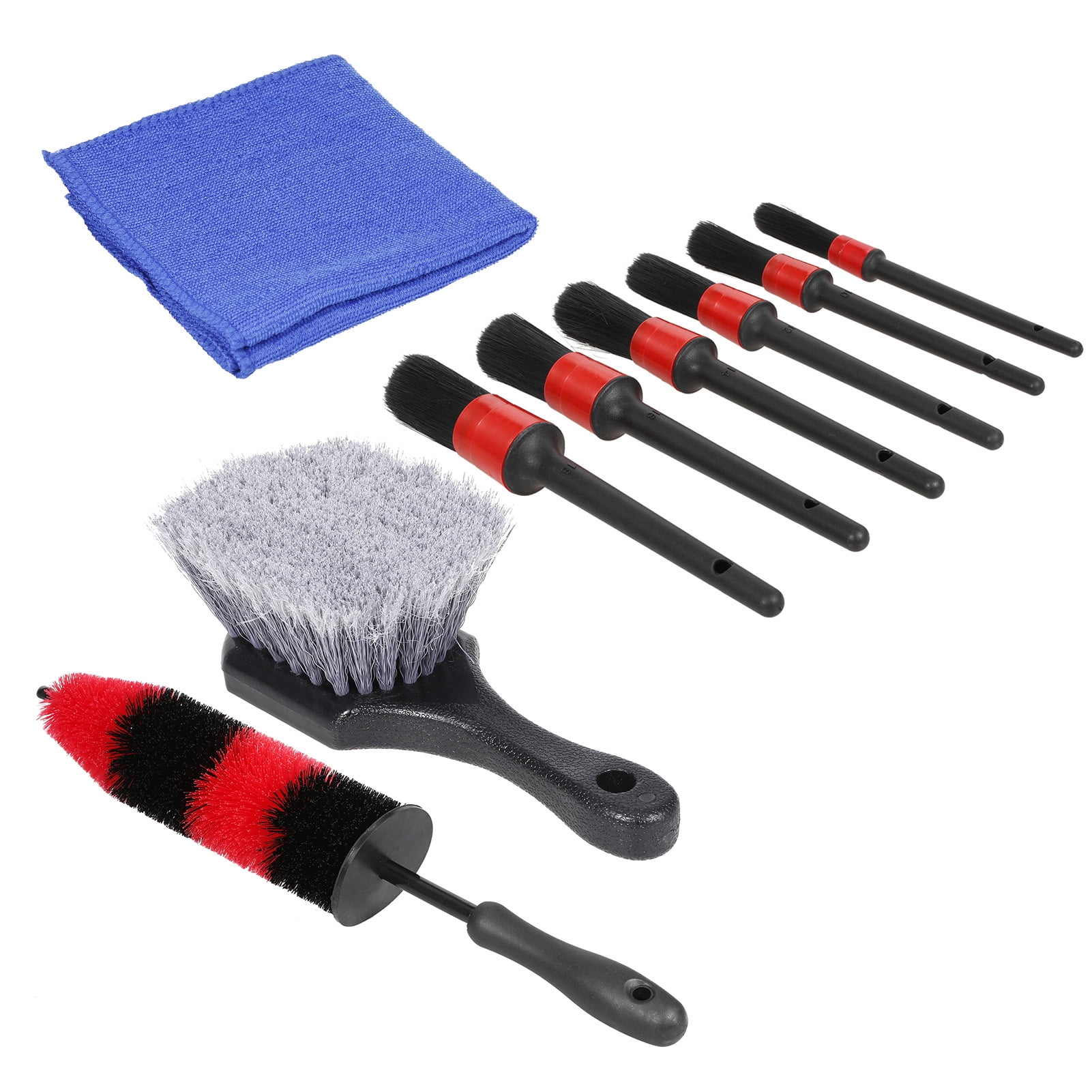 Juego de 8 Piezas para Limpieza de Autos, Cepillos de Microfibra para ...