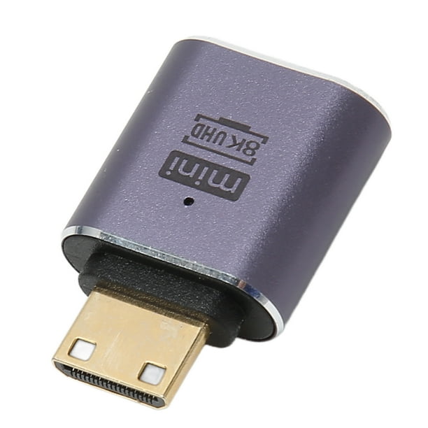 Mini Adapter, HD Multimedia Interface Connector Portable Aluminum Alloy ...
